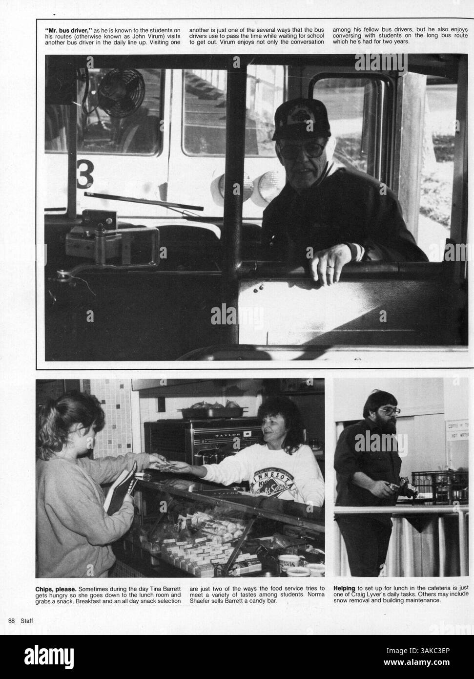 This 1988 yearbook, 'Echowan 1988: Past Perfect', captures the students ...