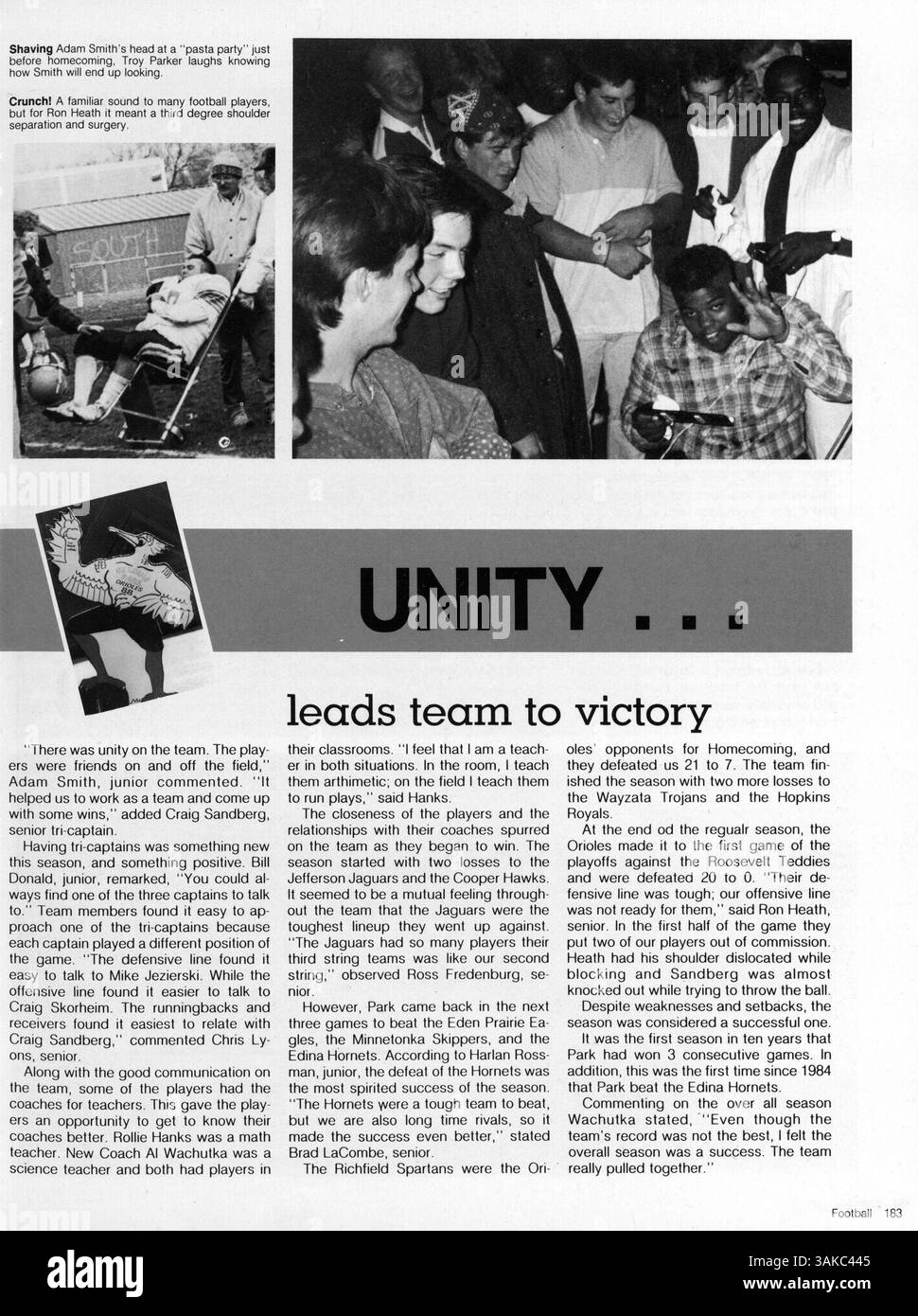 The 'Echowan 1988: Past Perfect' yearbook captures the 1987-1988 school ...