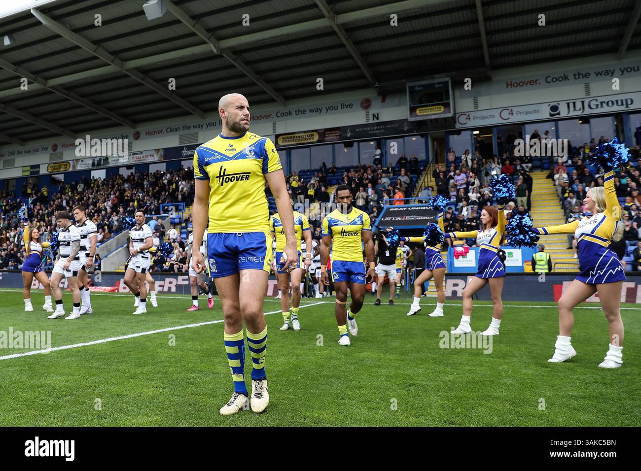 James Harrison of Warrington Wolves during the Betfred Super League ...