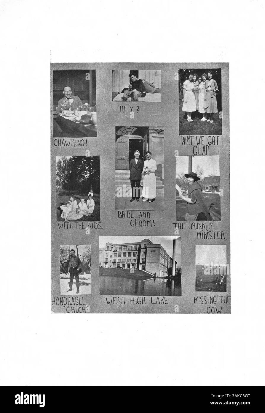 The 1922 West High Yearbook, Hesperian, documents the students ...