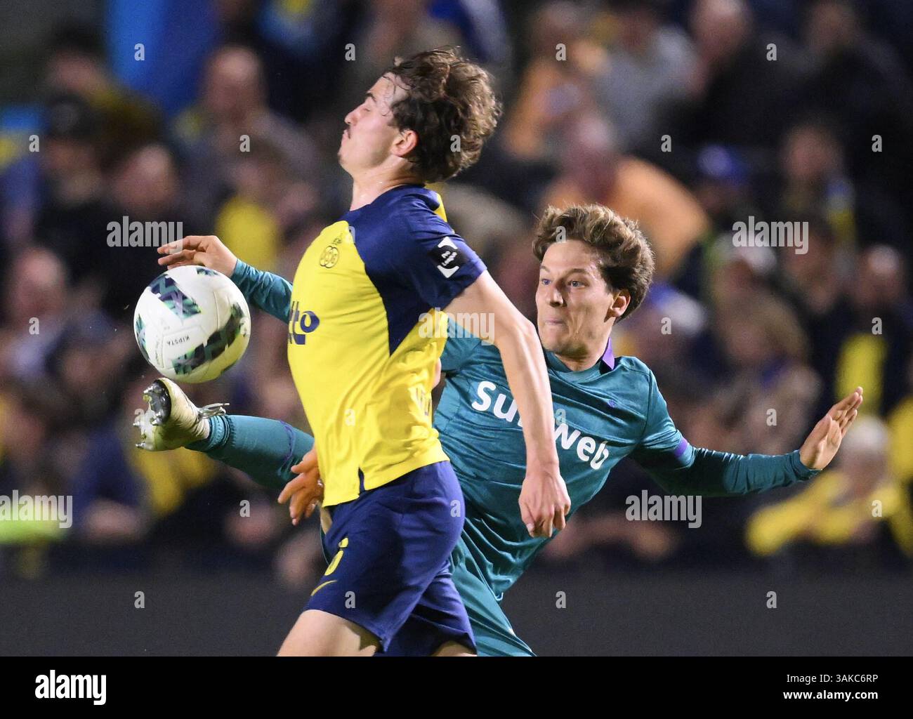 Brussels, Belgium. 12th Apr, 2025. Union's Christian Burgess and ...