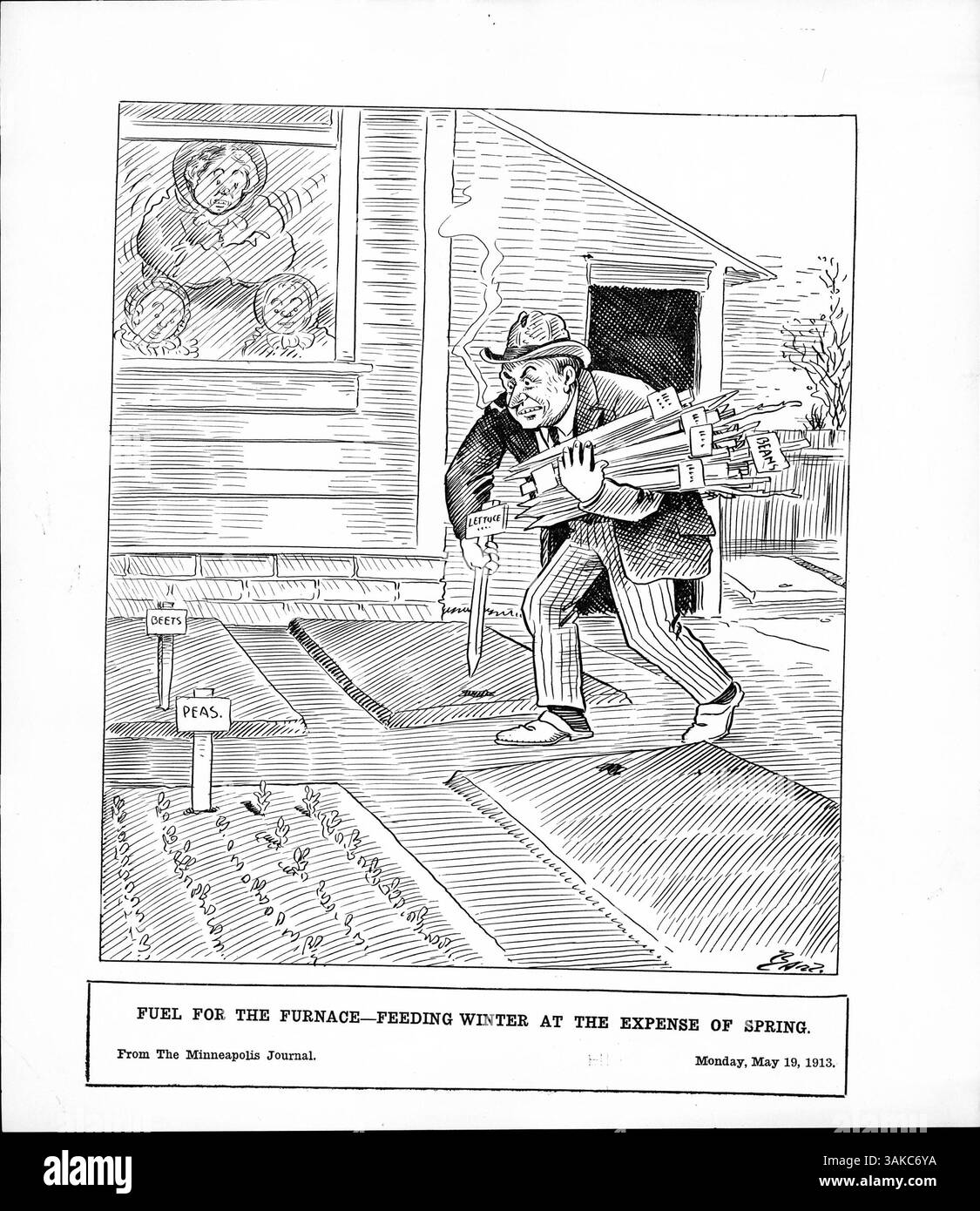 Gardening stakes Black and White Stock Photos & Images - Alamy