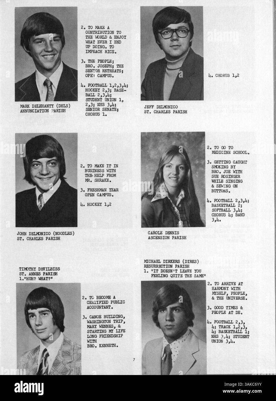 This 1975 De La Salle yearbook reflects the highlights of student life ...