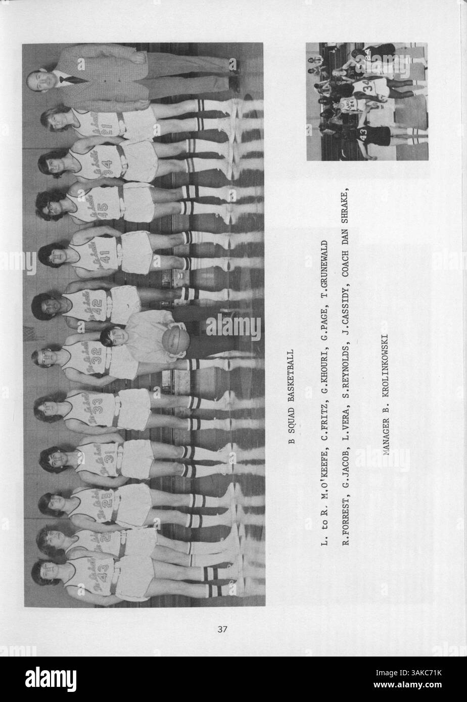 The 1975 yearbook from De La Salle High School features student life ...