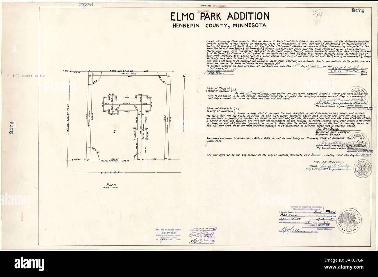 The Elmo Park Addition represents a residential development project in ...