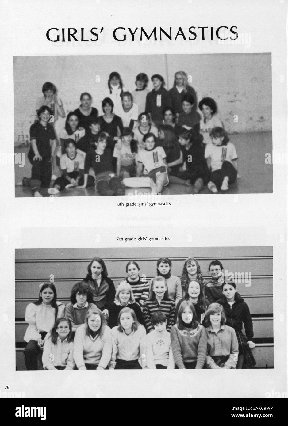 Blake Middle School's 1982 yearbook provides a visual record of the ...