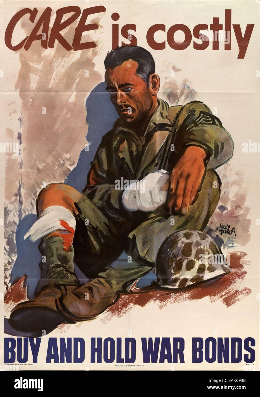 This 1945 propaganda poster emphasizes the importance of buying and ...