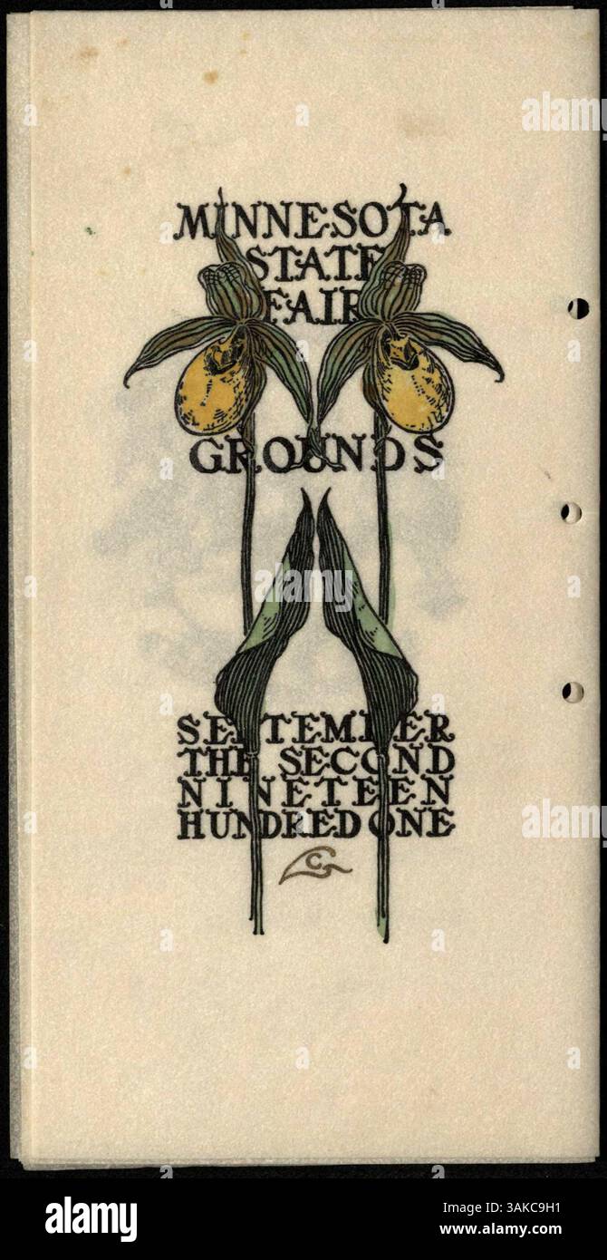 This hand-colored 8-page booklet designed by Mary Moulton Cheney ...