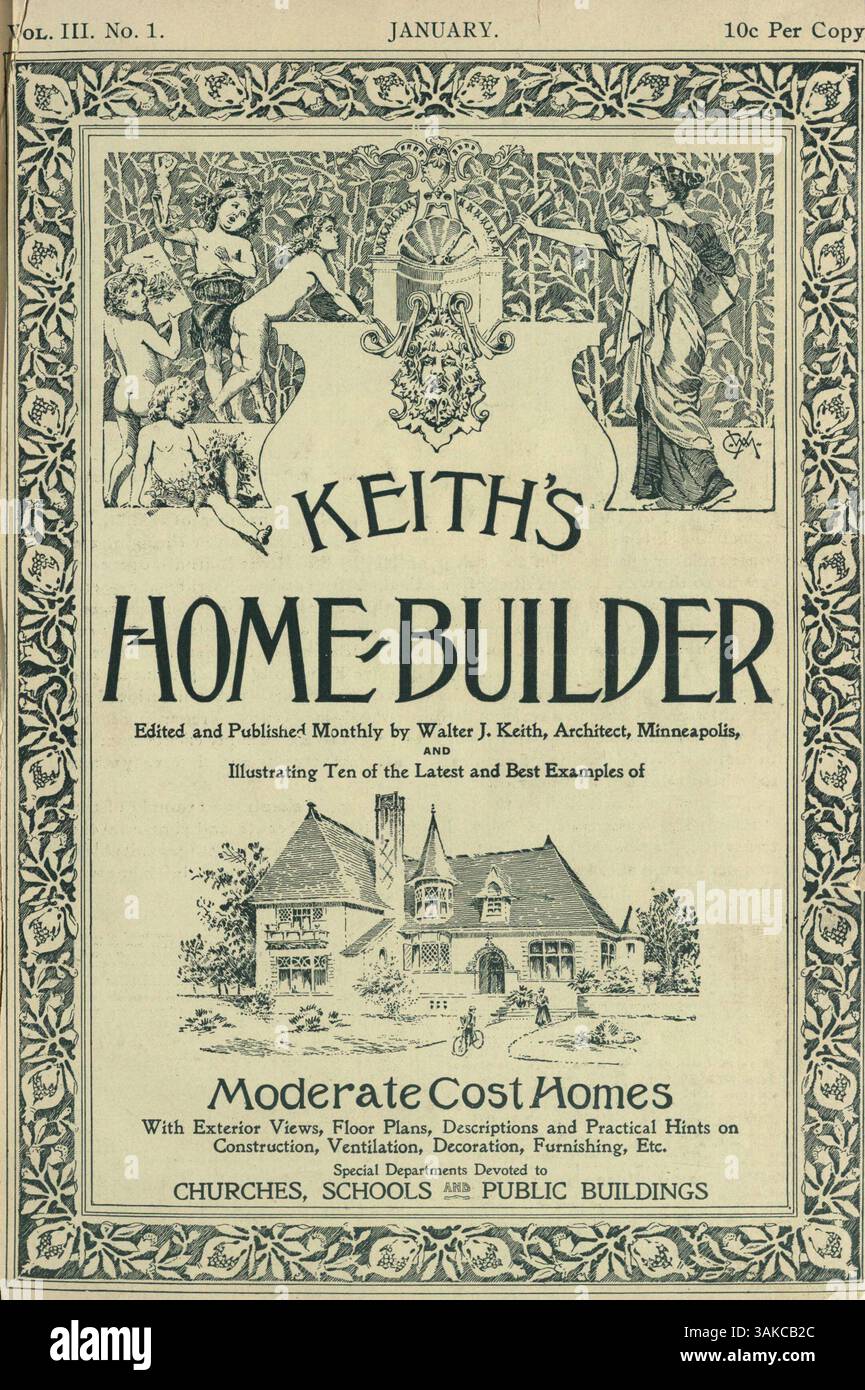 Keith's Home-Builder magazine from 1900, published by architect Walter ...