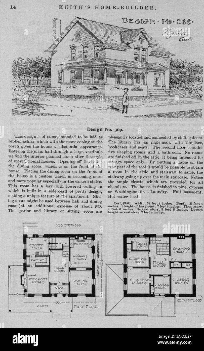 The 1900 'Keith's Home-Builder' magazine, published by Walter J. Keith ...