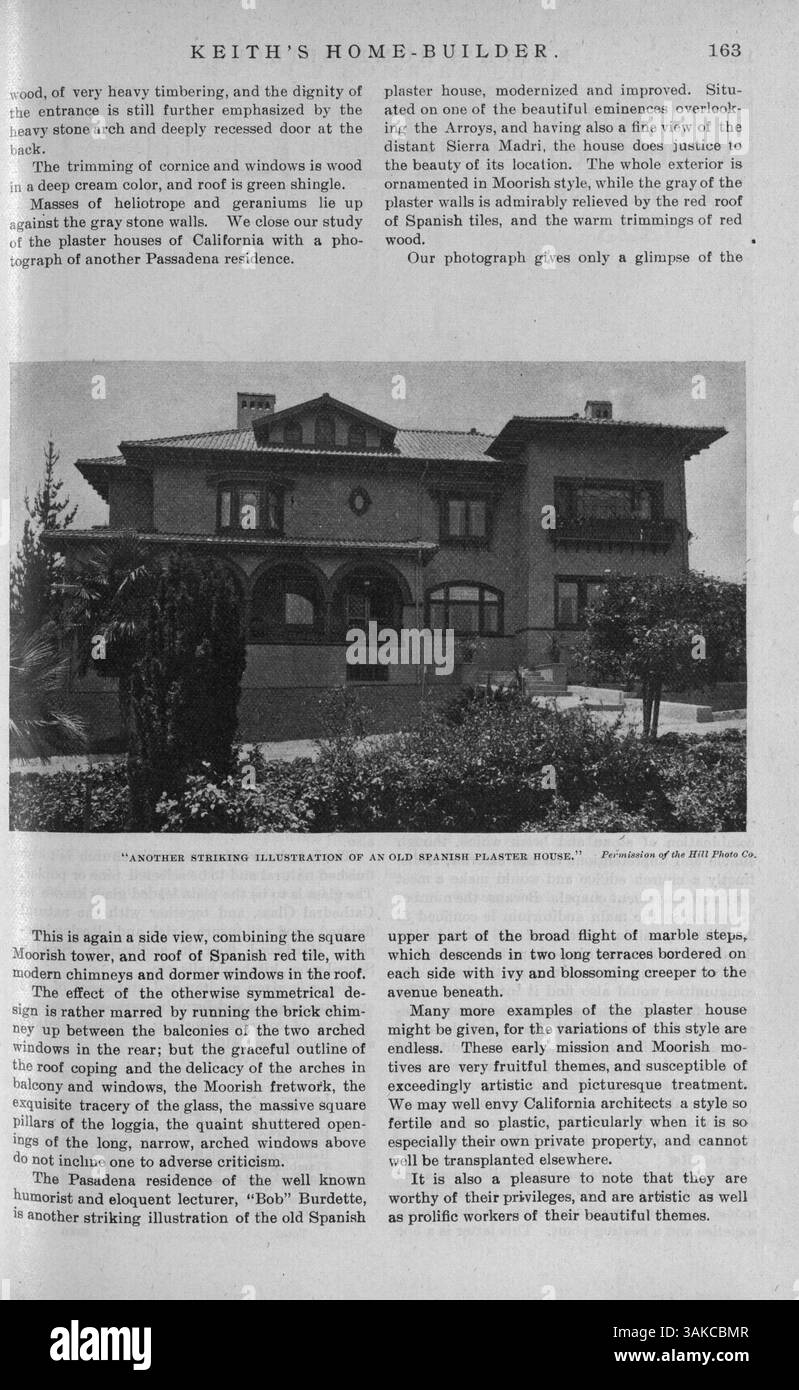 'Keith's Home-Builder' magazine, published in 1900, includes a ...