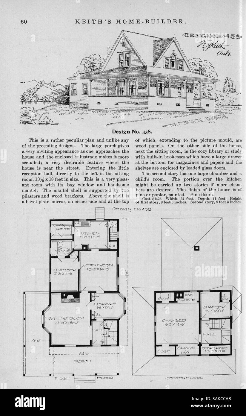 Keith's Home-Builder, published by architect Walter J. Keith in 1900 ...