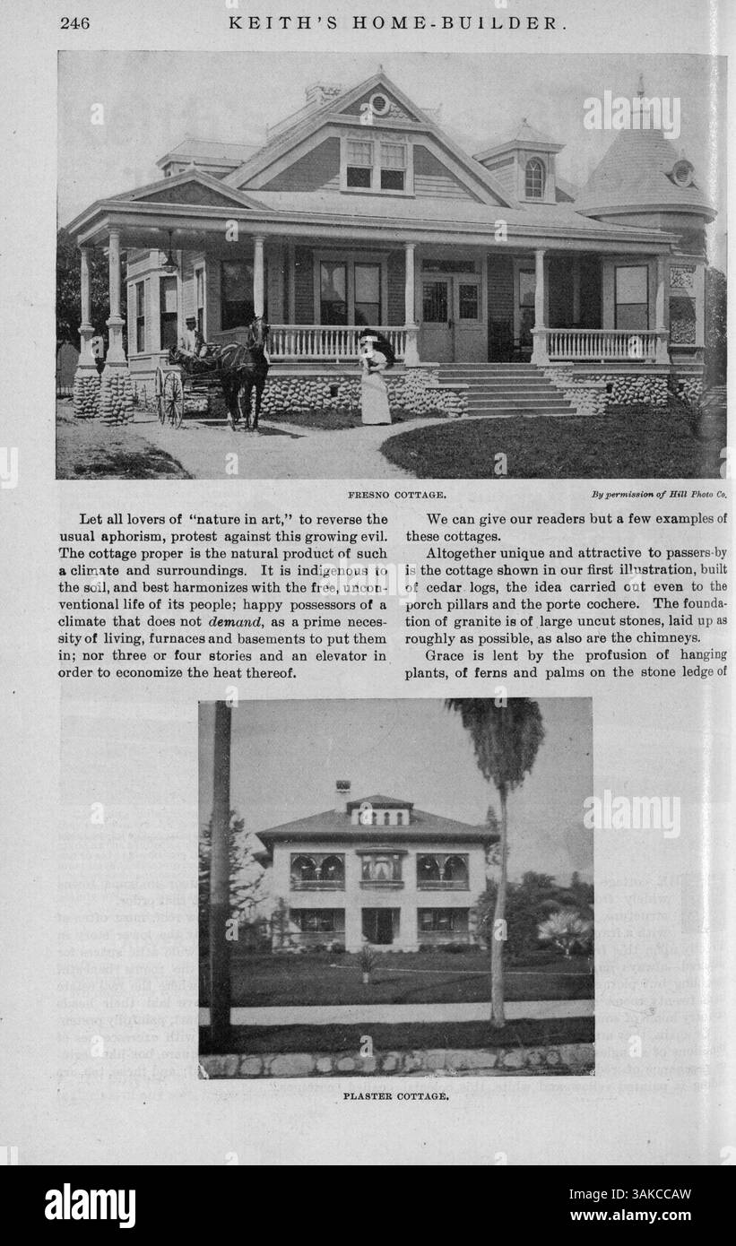 1900 house designs Black and White Stock Photos & Images - Alamy