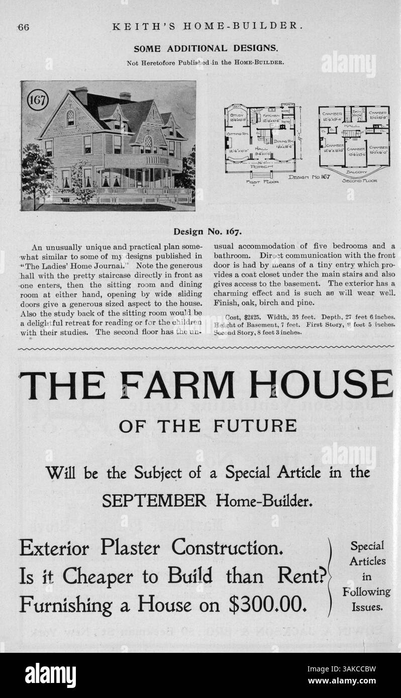 Keith's Home-Builder, a 1900 publication by architect Walter J. Keith ...
