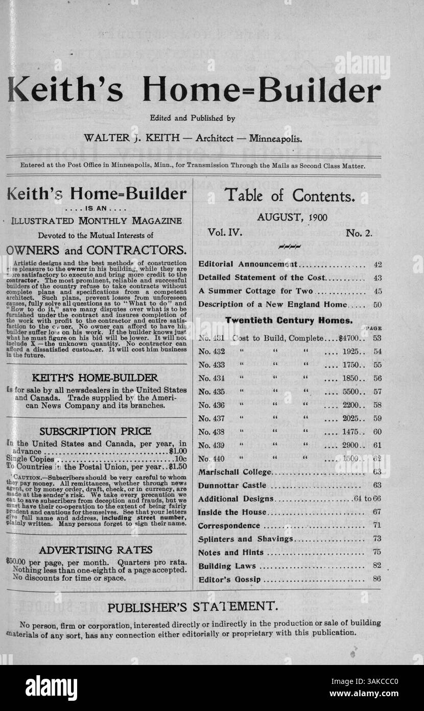 1900 home designs Black and White Stock Photos & Images - Alamy