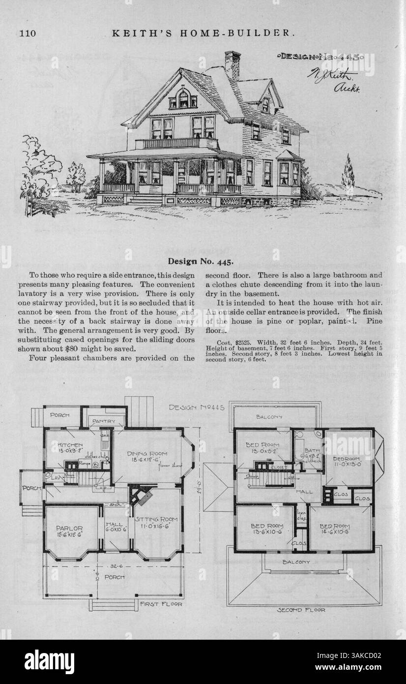 Keith's Home-Builder, published monthly in 1900 by architect Walter J ...
