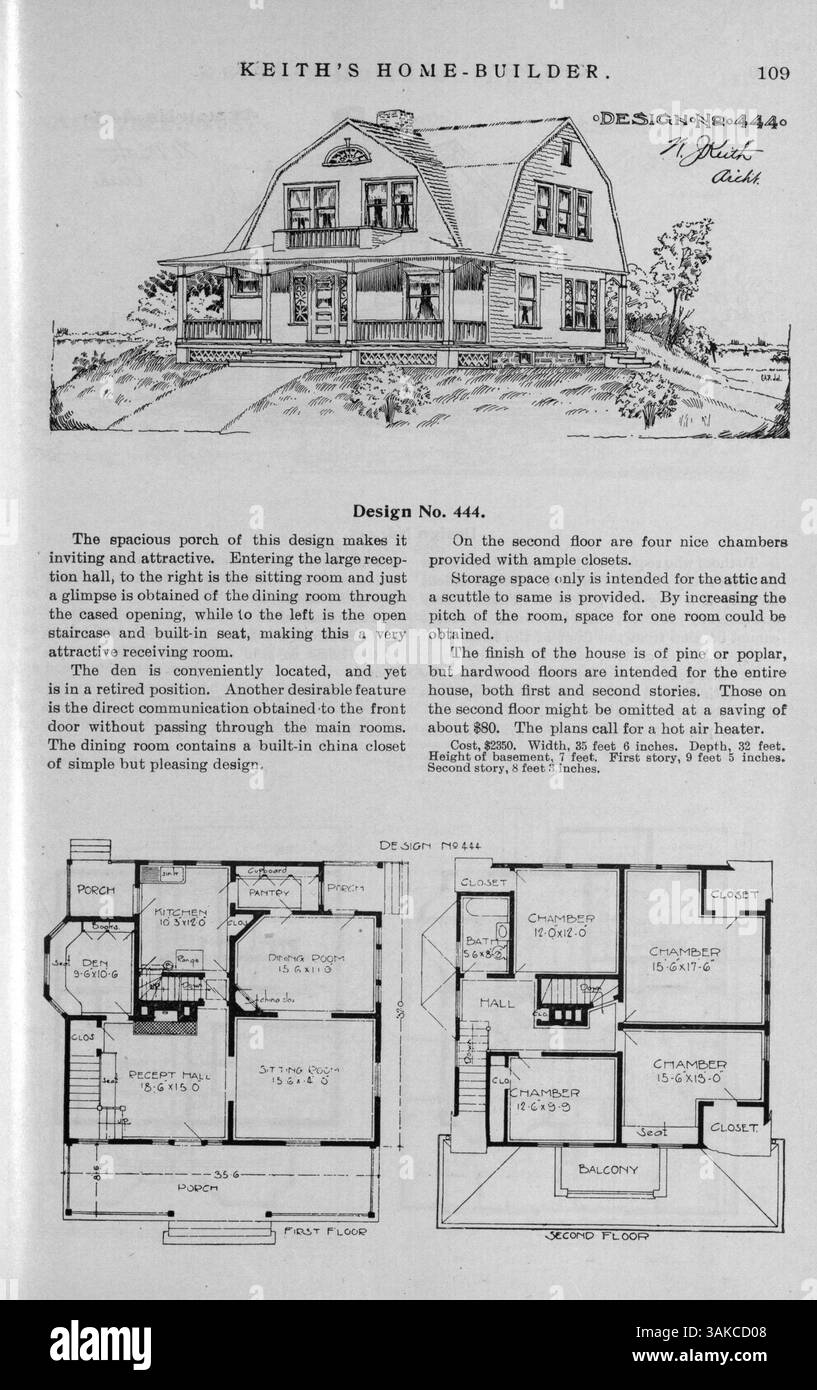 Keith's Home-Builder, published monthly in 1900 by architect Walter J ...