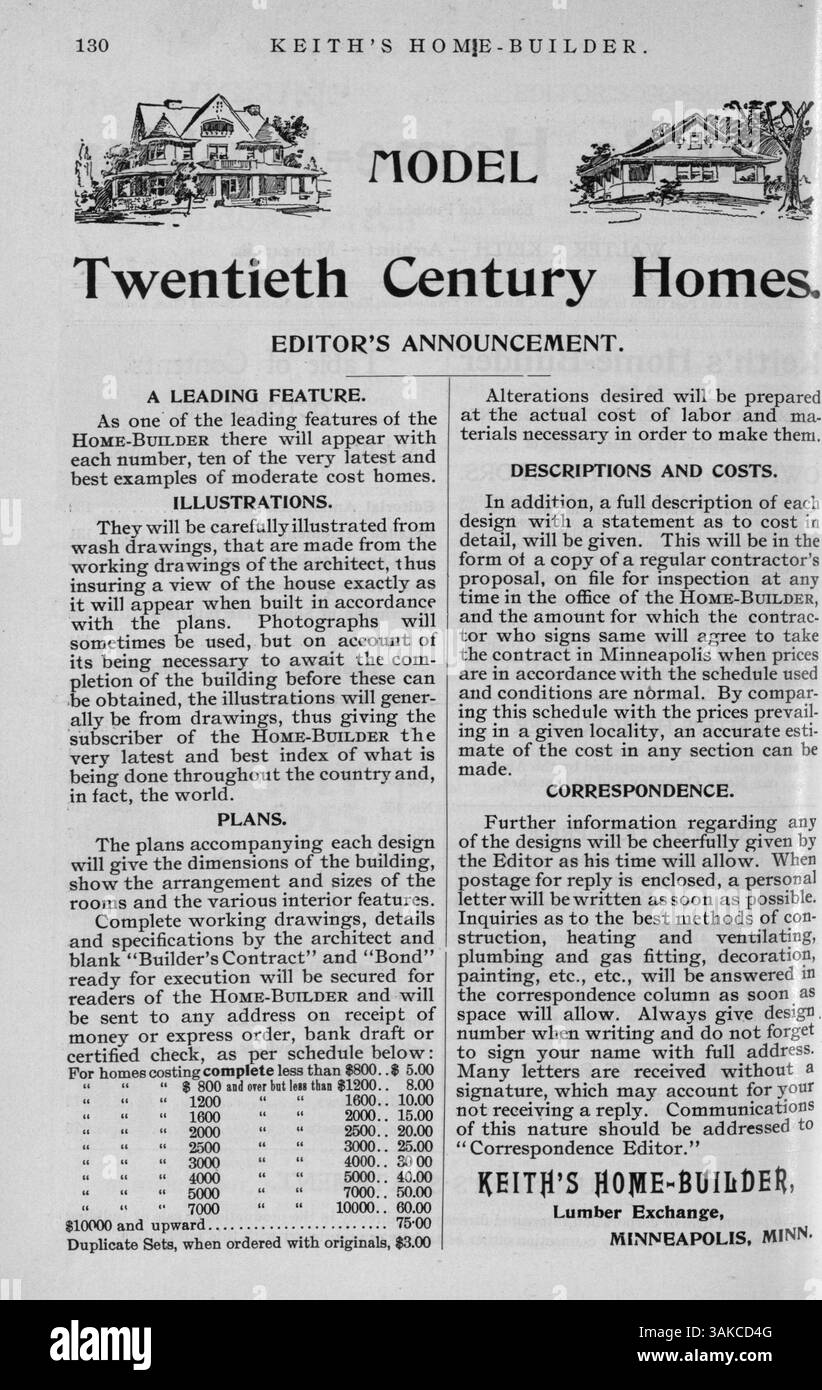 Keith's Home-Builder, published monthly by architect Walter J. Keith ...