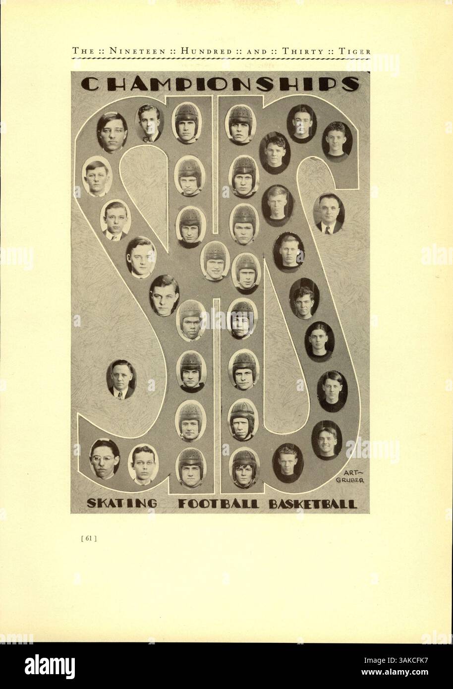 The 1930 South High 'Tiger' Yearbook provides an in-depth look at the ...
