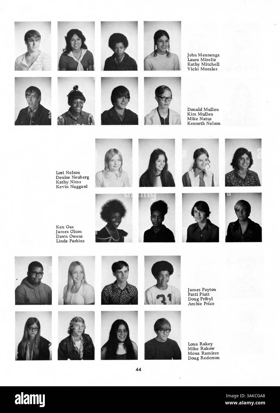 The North High 1973 yearbook, 'Polaris,' documents the students ...