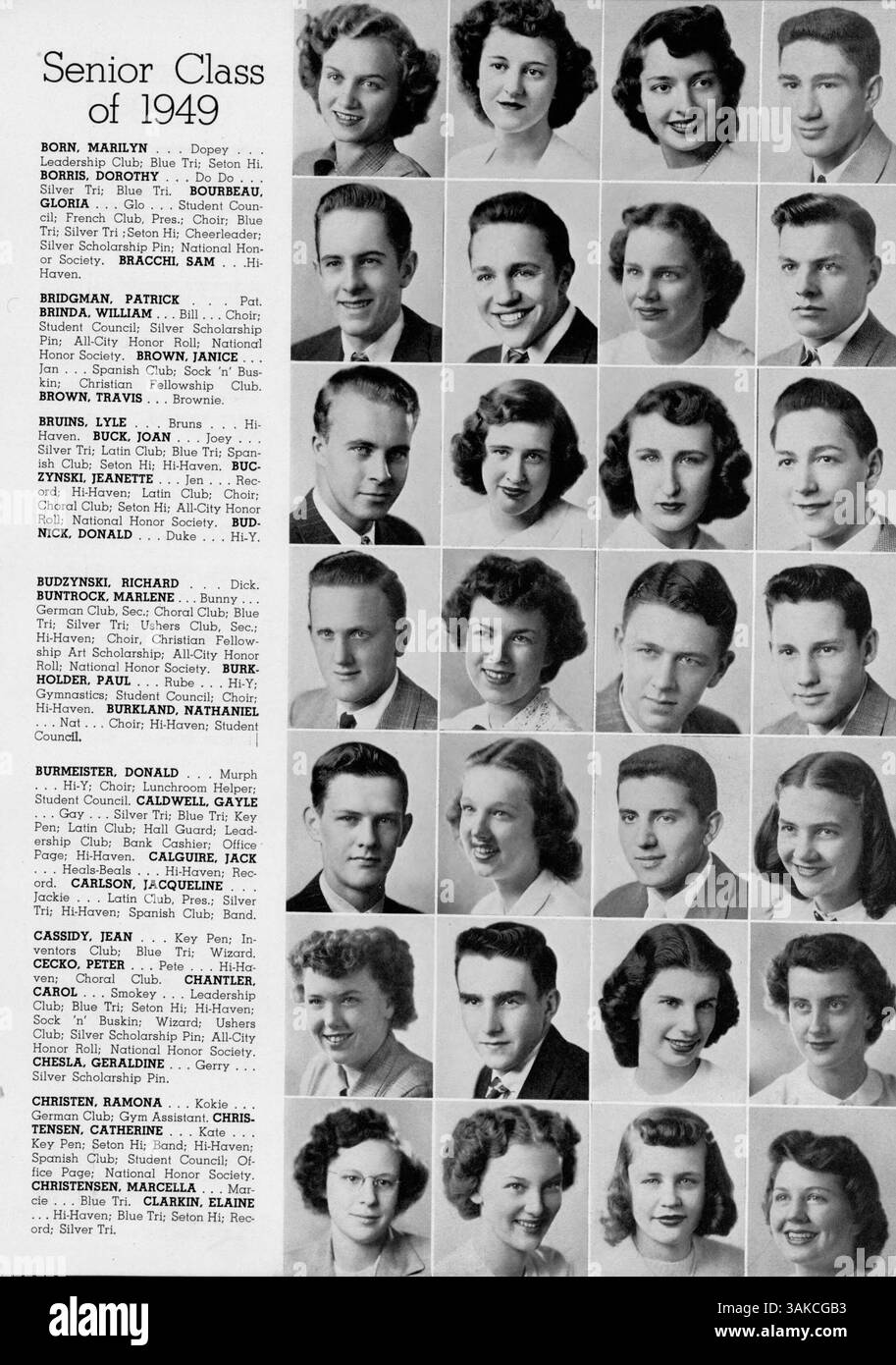 This high school annual documents the students, teachers, clubs ...