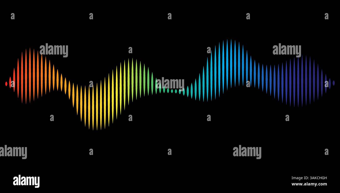 Vector Digital EQ Music Equalizer. Sound Wave Design Element. Speaking ...