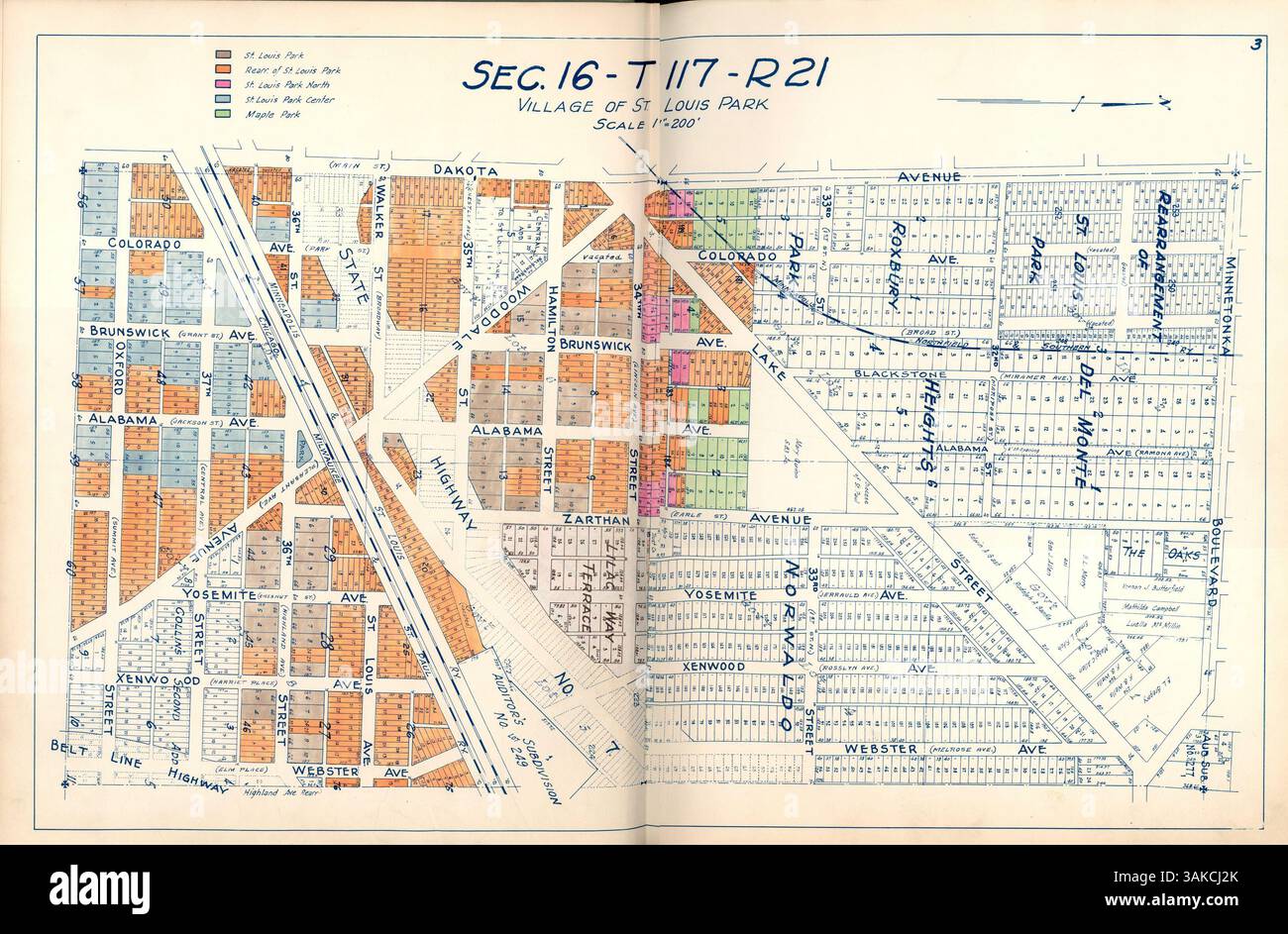 The Atlas of St. Louis Park and Morningside features maps detailing ...