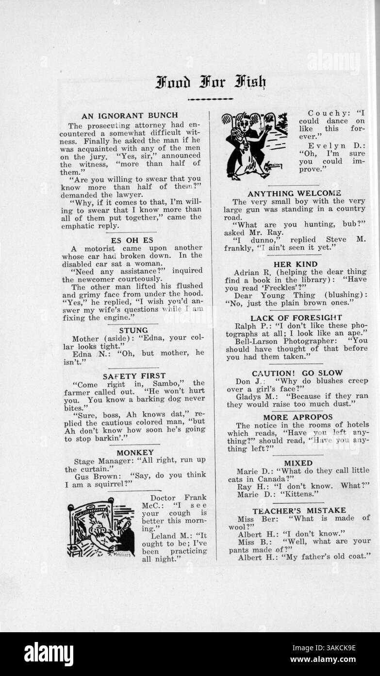 The 1923 Nor'Easter yearbook from Edison High School features key ...