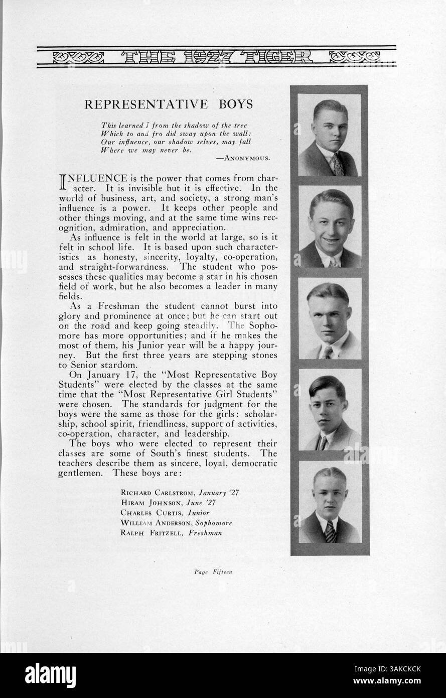The South High Yearbook of 1927 features students, teachers, athletics ...