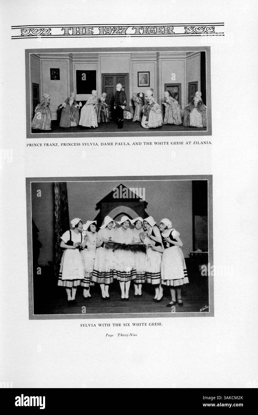 The 1927 South High Yearbook, 'Tiger', showcases the students, teachers ...