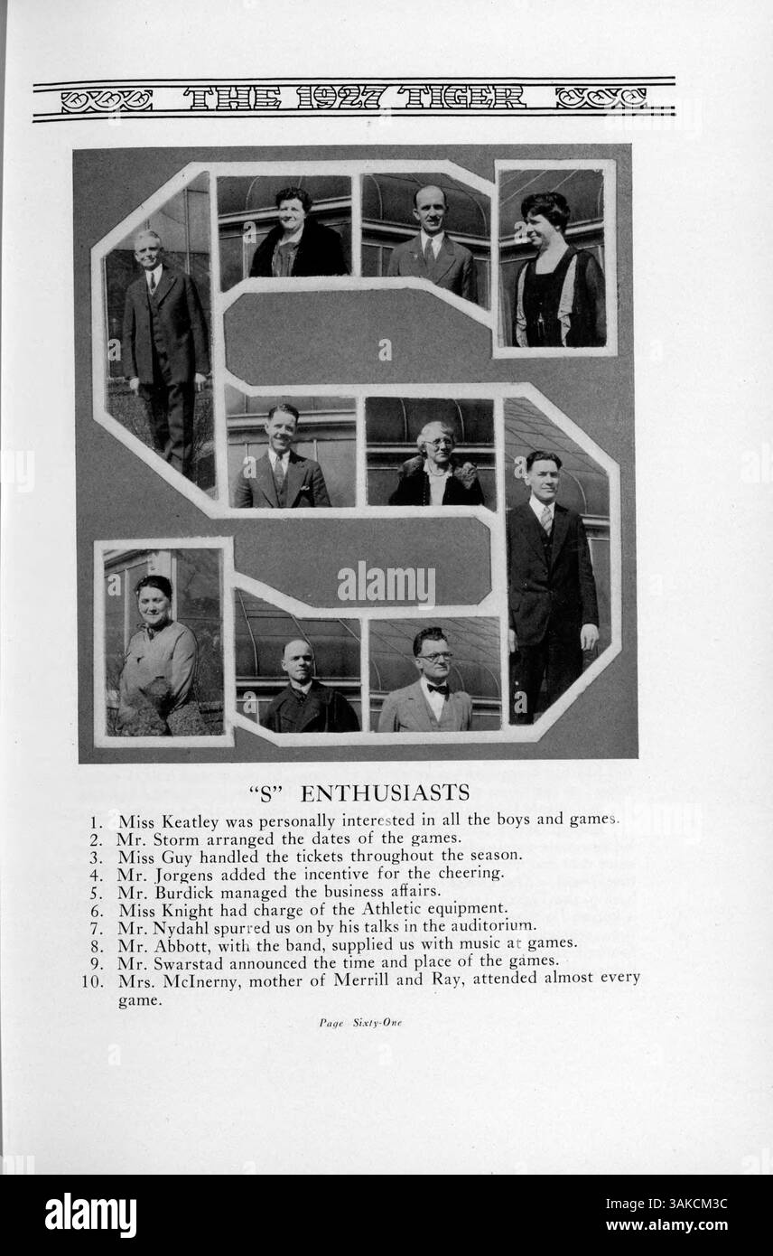 This yearbook from 1927 documents the events, student life, clubs, and ...