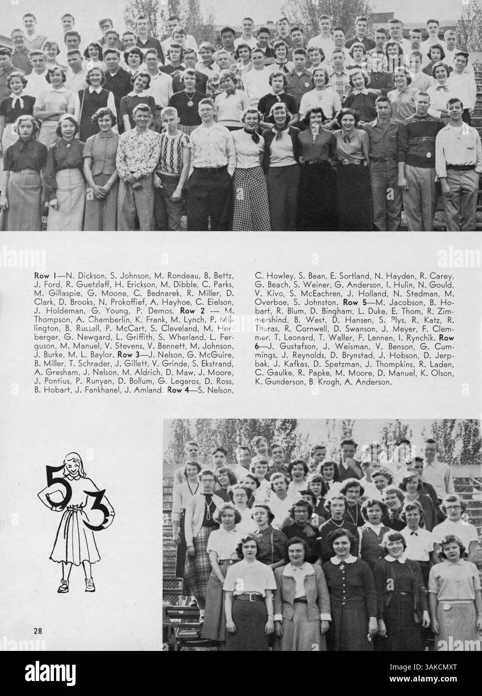 The 1952 'Hesperian' yearbook from West High School features academic ...