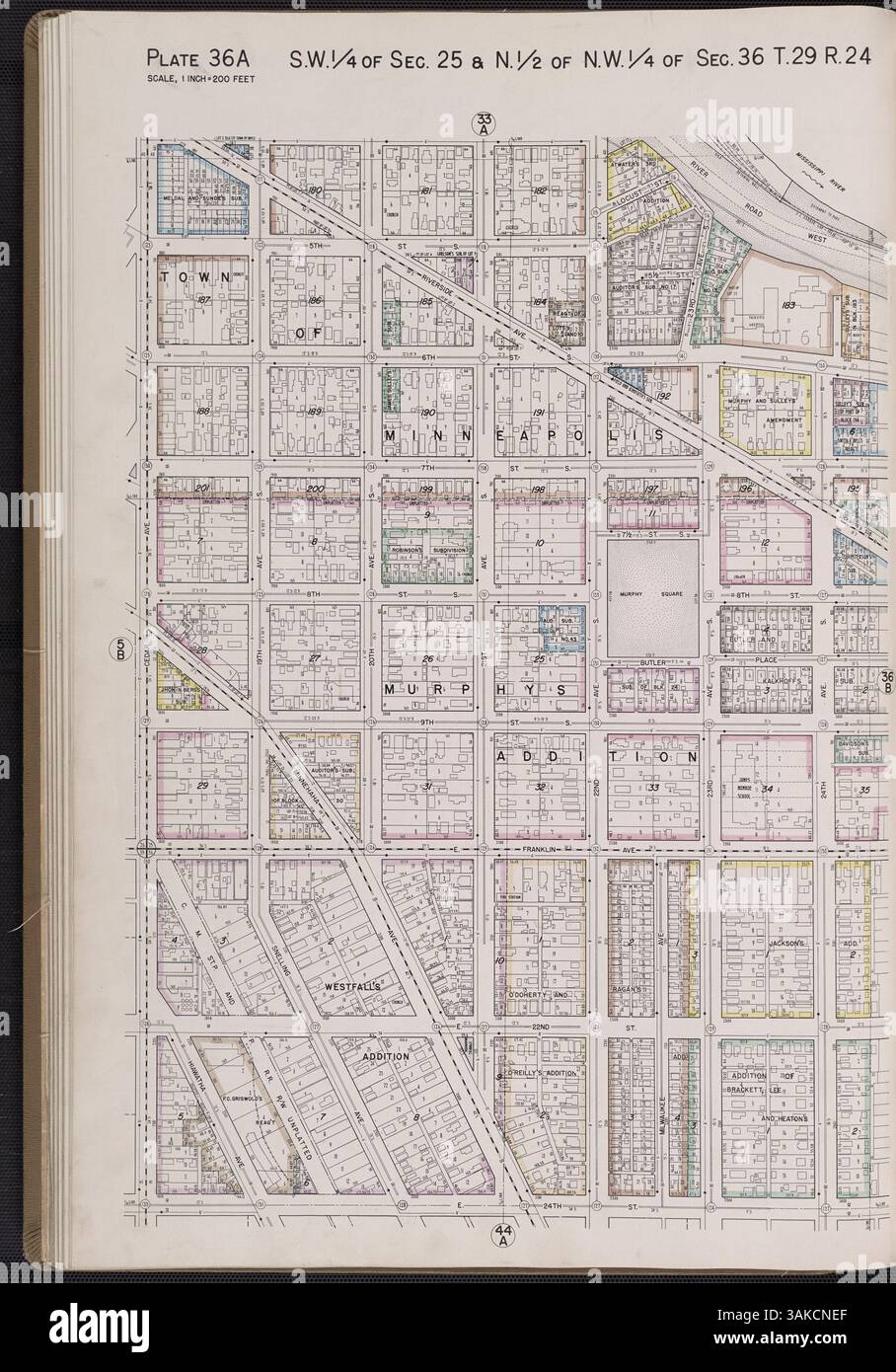 The 1940 Atlas of Minneapolis is a collection of property surveys and ...