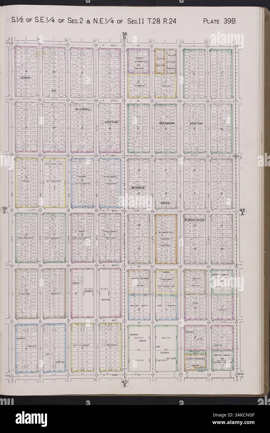 The 1940 Atlas of Minneapolis contains thorough surveys of city ...