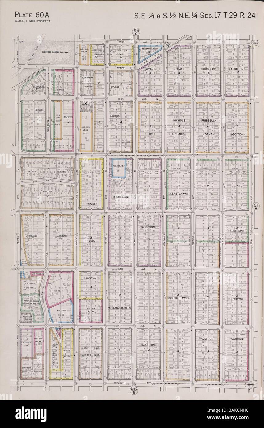 The 1940 Atlas of Minneapolis provides a set of detailed surveys for ...