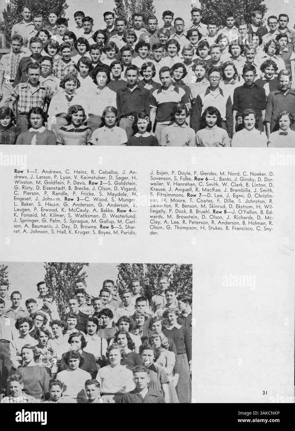 The 1952 West High School yearbook offers a snapshot of the school year ...
