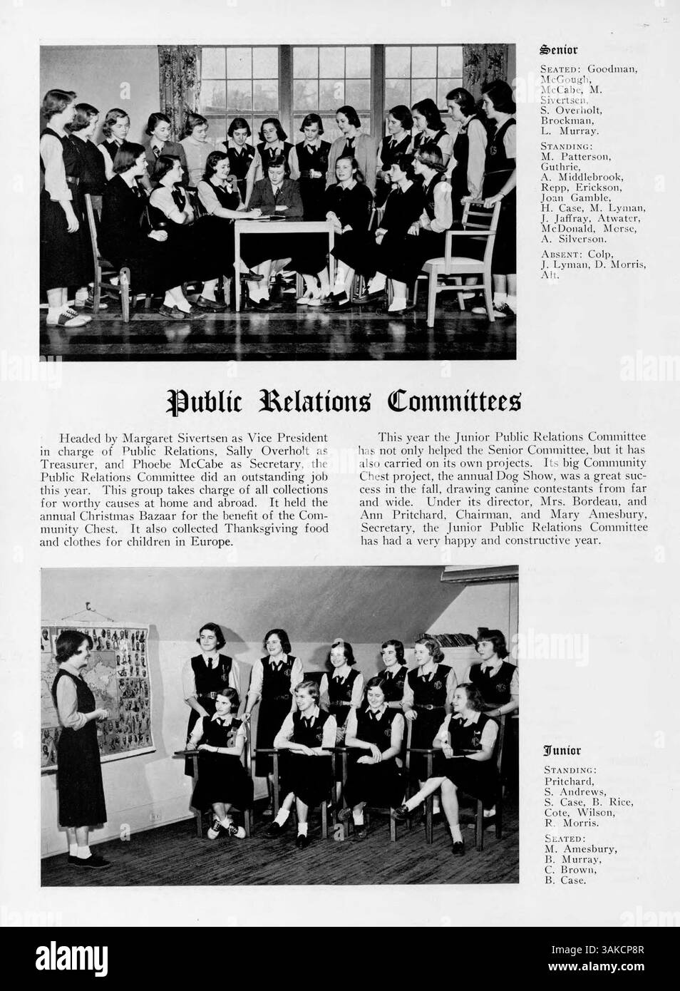 The 1950 'Tatler' yearbook from Northrop Collegiate captures the ...
