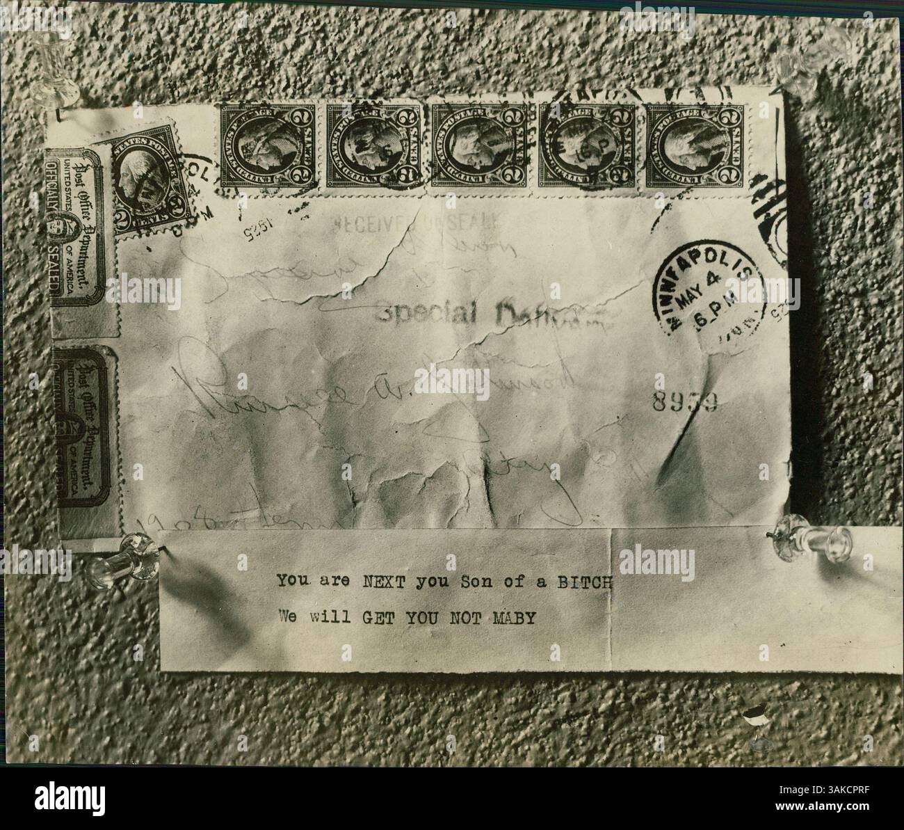 A letter bomb was sent to Edwin Chapman, highlighting a dangerous and ...