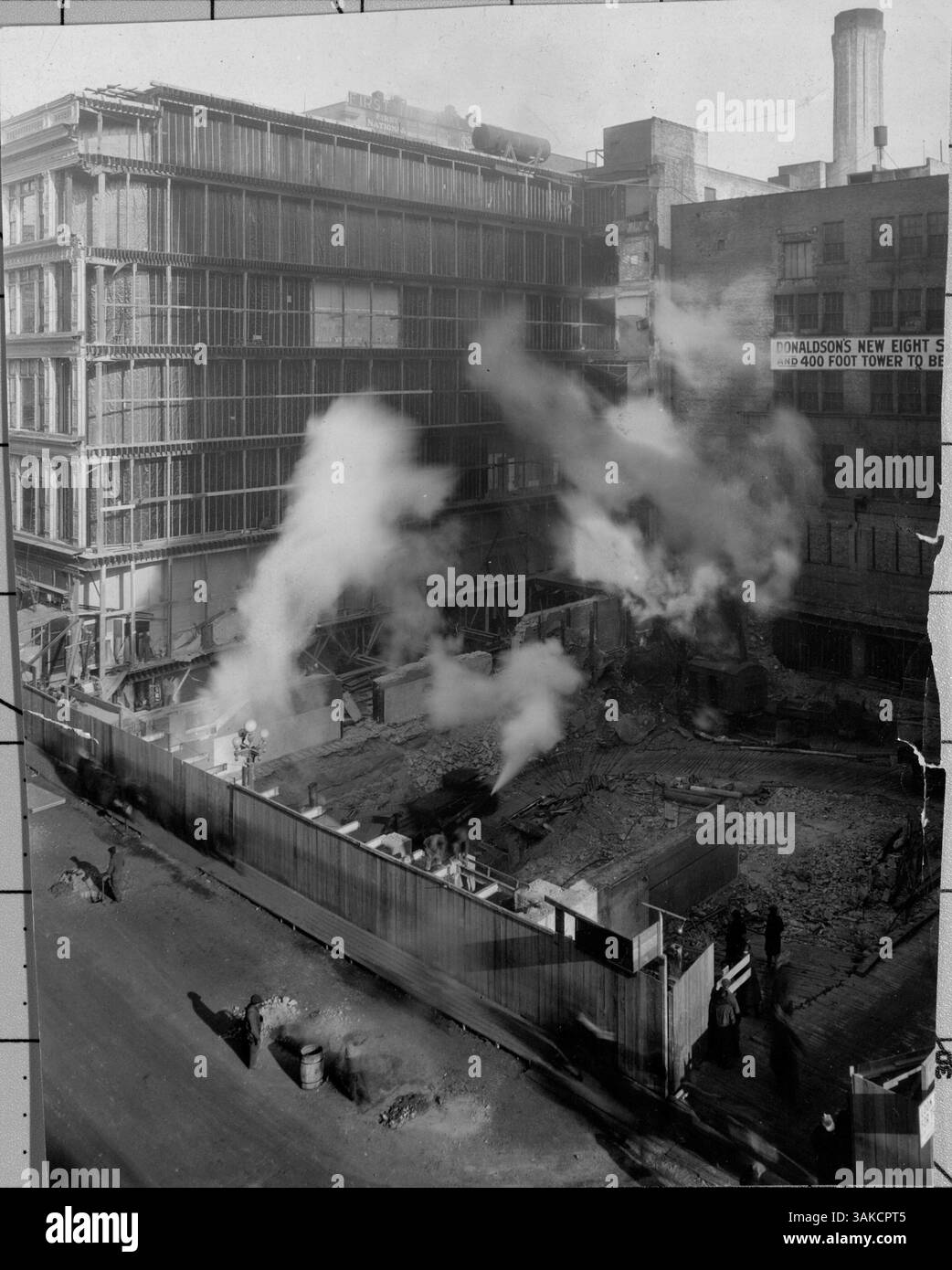 Construction of an eight-story addition and a 400-foot tower to ...