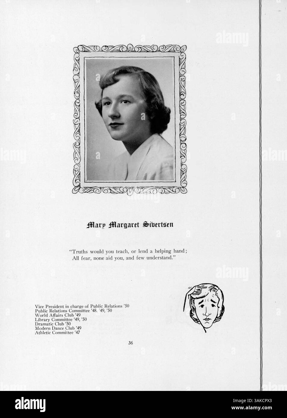 This 1950 yearbook documents the key events, sports, and academic ...