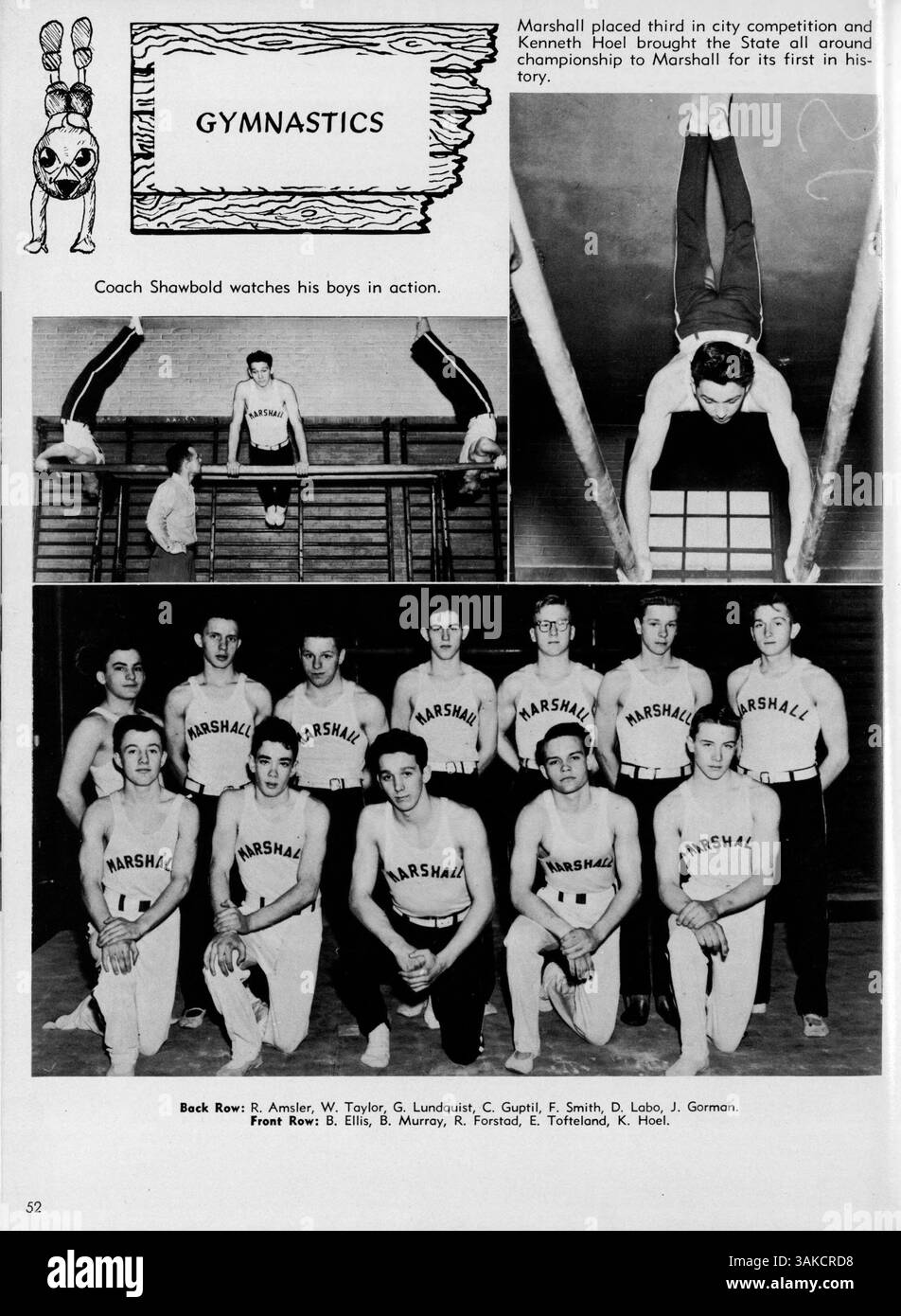 'Cardinal' yearbook of 1952 captures key moments of Marshall High ...