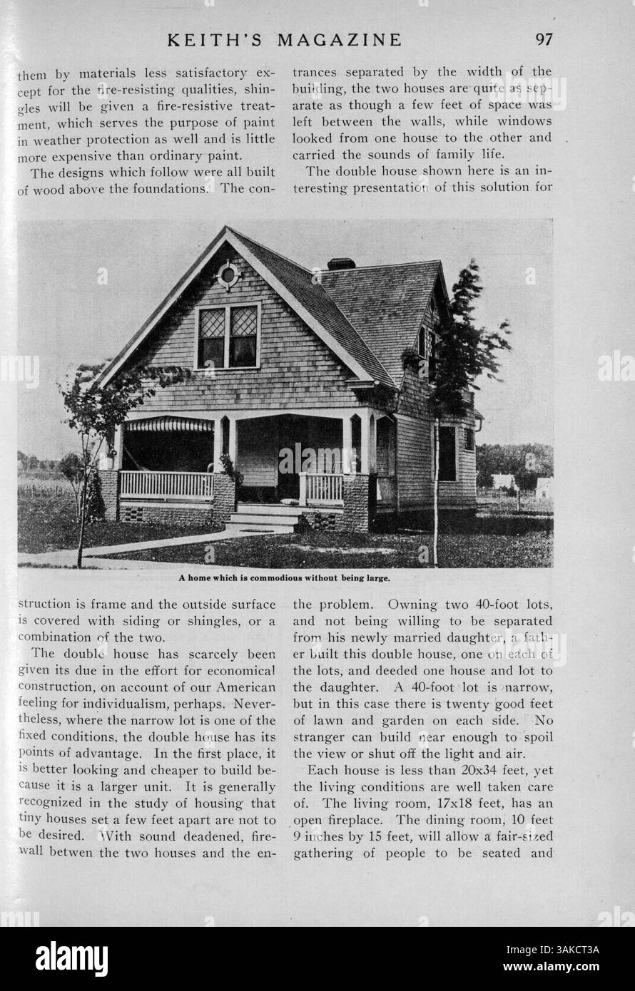 Keith's Magazine on Home Building (1918), published by Max L. Keith ...