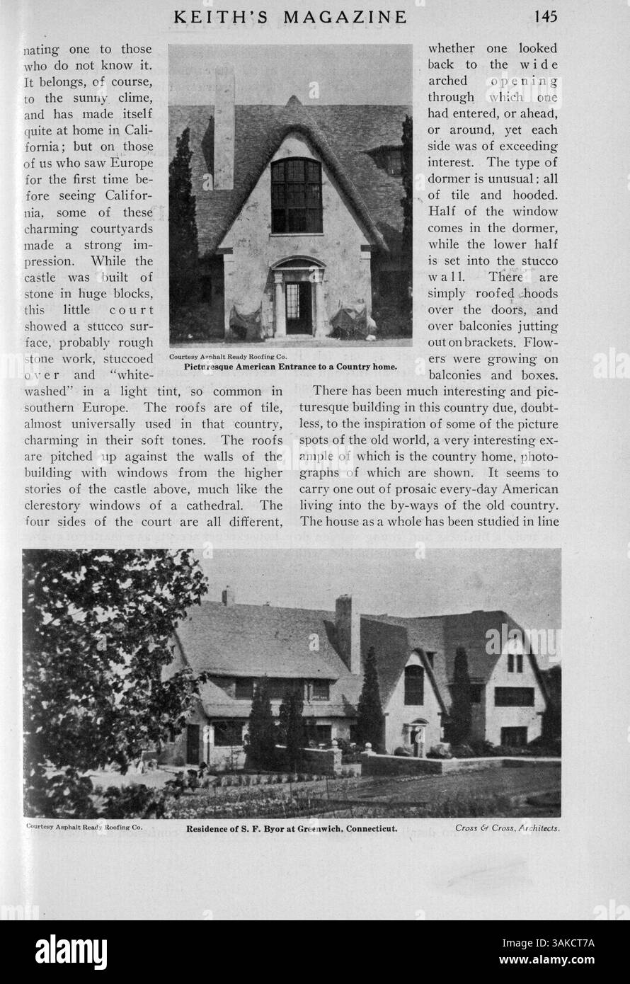Keith's Magazine, published monthly in 1918 by architect Max L. Keith ...