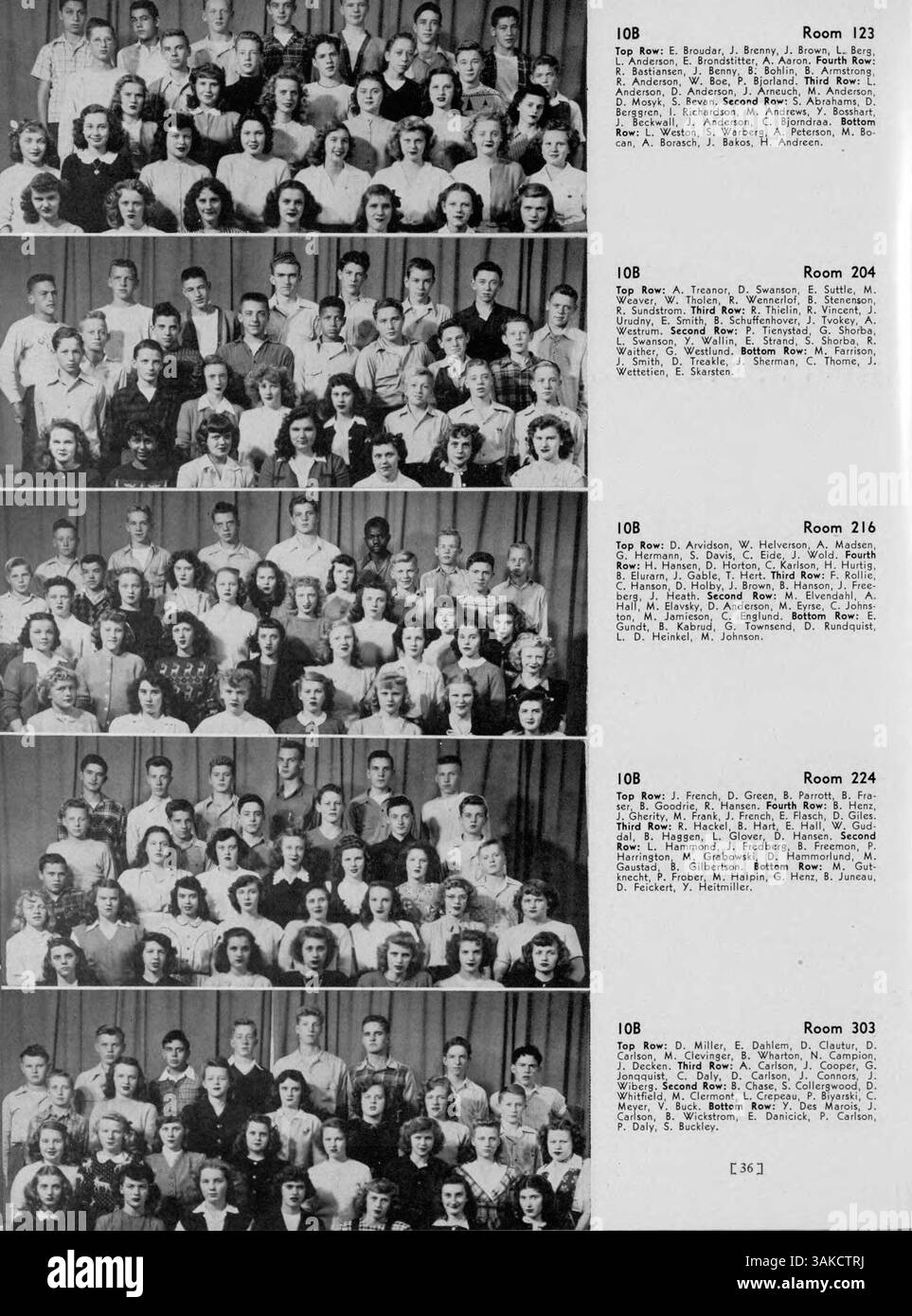 The 1947 South High 'Tiger' Yearbook captures student life, faculty ...