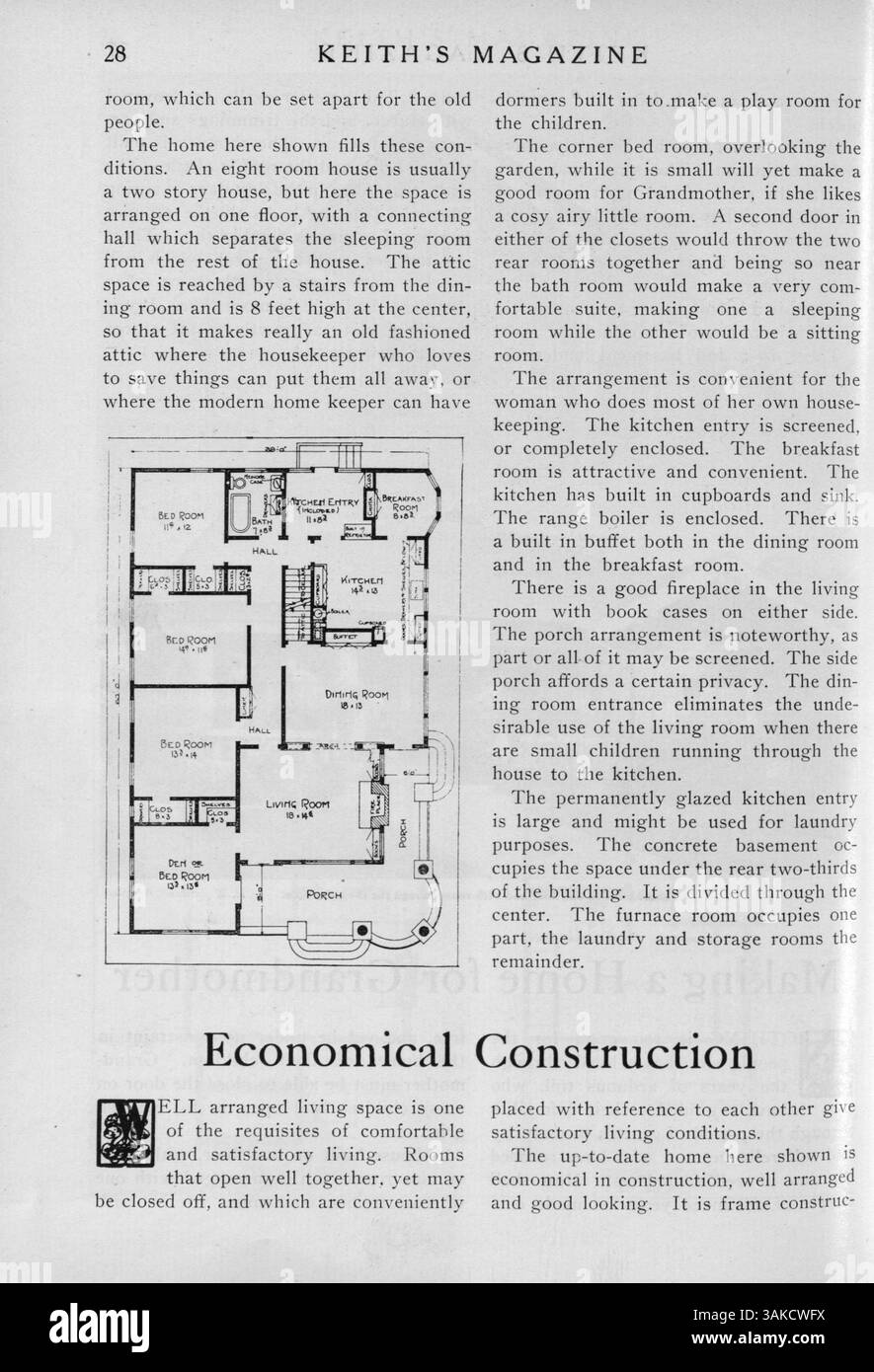 Published by architect Max L. Keith in 1918, Keith's Magazine features ...
