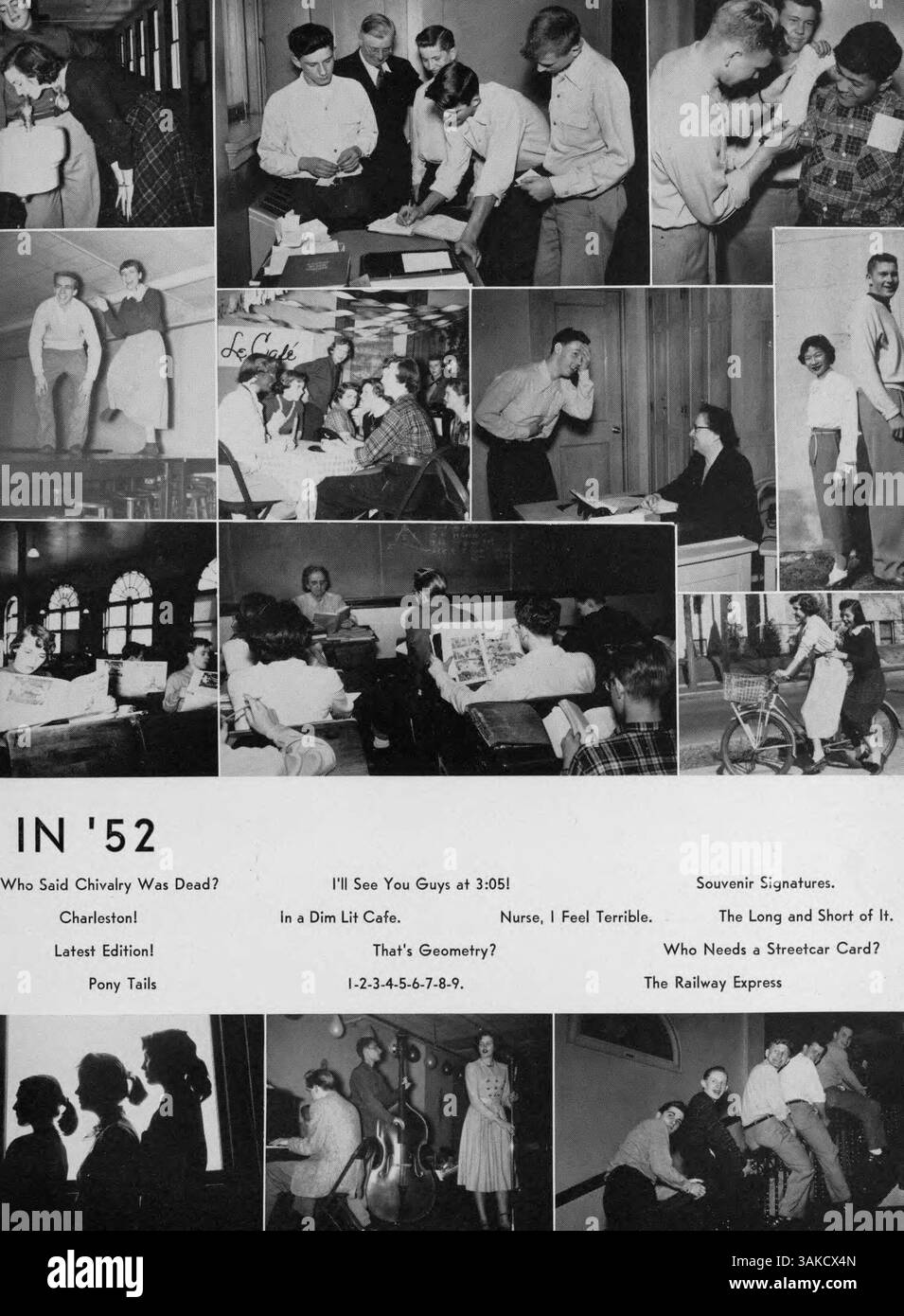 The 1952 Hesperian yearbook captures the school year's events, from ...