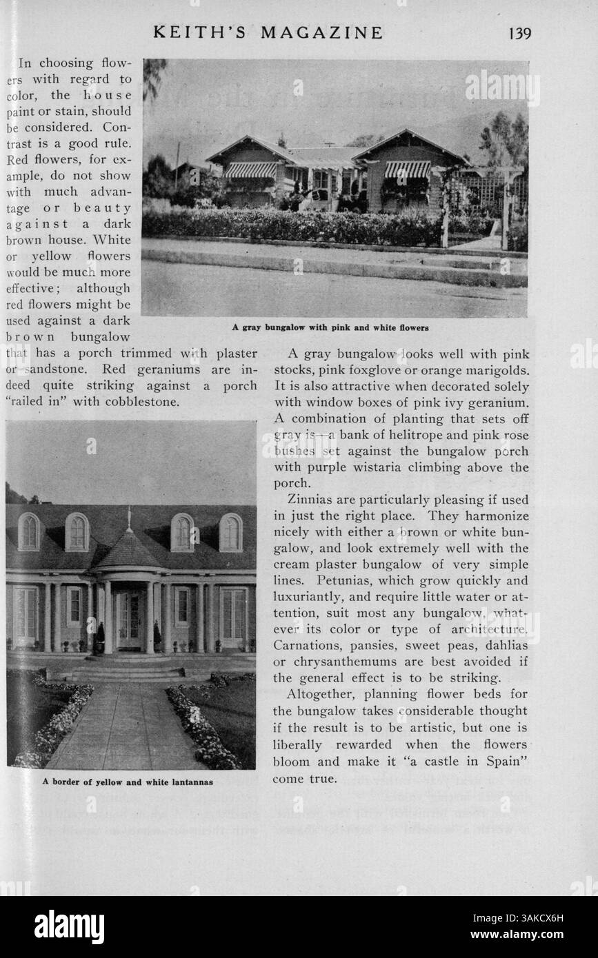 Keith's Magazine, produced by architect Max L. Keith in 1918, offers ...