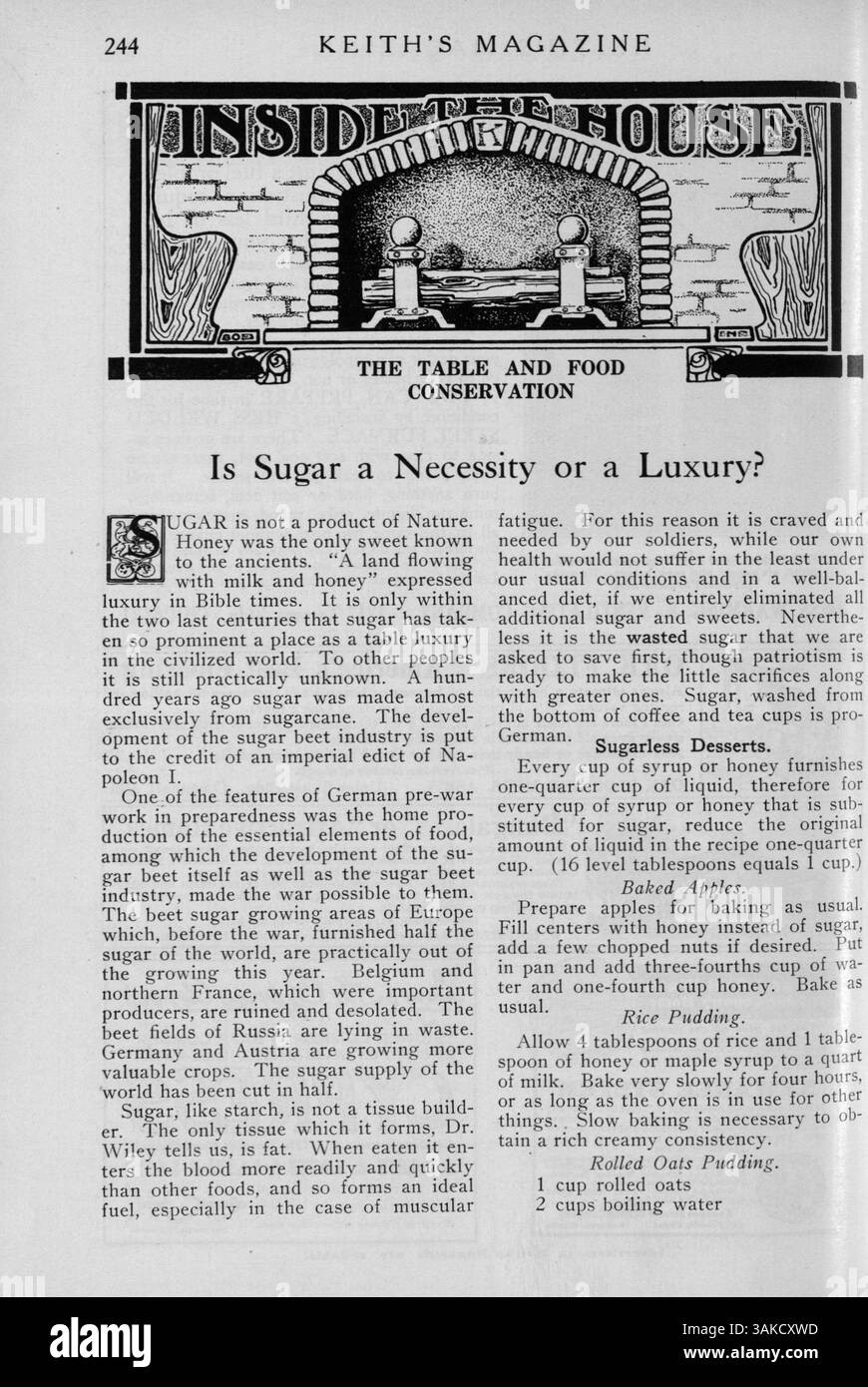 Keith's Magazine, published by Max L. Keith in 1918, presents house ...