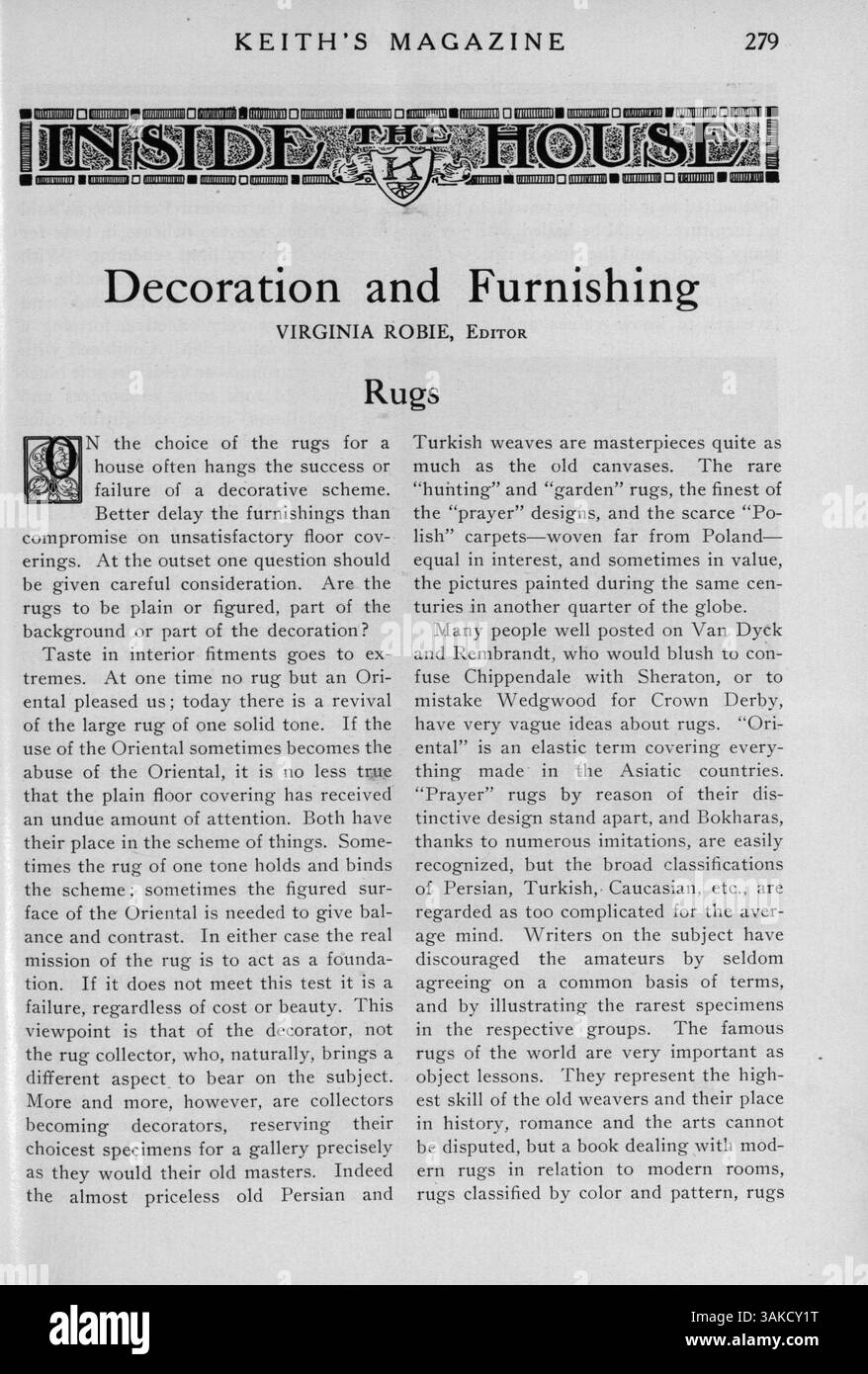 Keith's Magazine, edited by architect Max L. Keith in 1918, includes ...