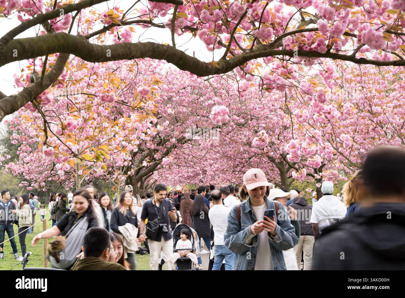 London Greenwich UK, 12th April 2025. UK Weather. on a day with high ...